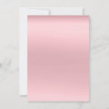 Minimalism Pink Rose Powder Birthday Invitation | Zazzle