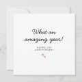 Minimalist 1 Year First Wedding Anniversary Card | Zazzle