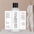 Minimalist 8 OZ Skincare Bottle Shampoo Label | Zazzle