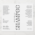 Minimalist 8 OZ Skincare Bottle Shampoo Label | Zazzle