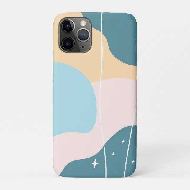 Minimalist Abstract Pastel Case-Mate iPhone Case | Zazzle