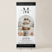 Minimalist Add Logo Photos Dessert Bakery Business Retractable Banner ...