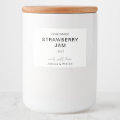 Minimalist and Chic Handwriting Script Food Label | Zazzle