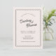 Minimalist and simple scalloped border invitation | Zazzle