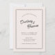 Minimalist and simple scalloped border invitation | Zazzle