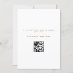 Minimalist Arch Photo QR Code Desert Wedding Save The Date | Zazzle
