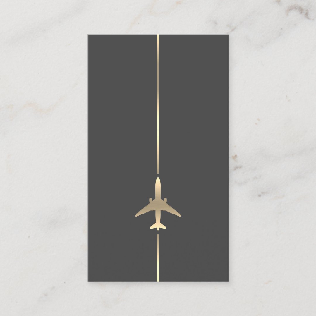 Minimalist Aviation Business Card | Zazzle