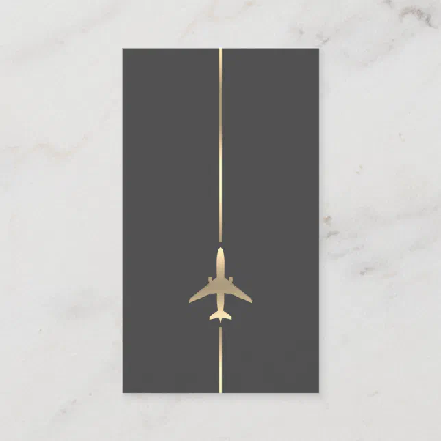 Minimalist Aviation Business Card | Zazzle