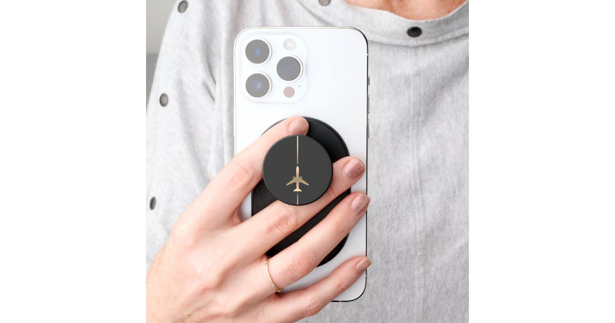 Minimalist Aviation PopSocket | Zazzle