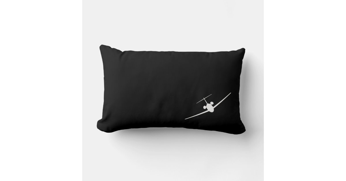 Minimalist Aviation Throw Pillow | Zazzle