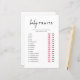 Minimalist Baby Shower Baby Traits Game Cards | Zazzle