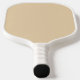 Minimalist beige sand plain solid color elegant pickleball paddle | Zazzle