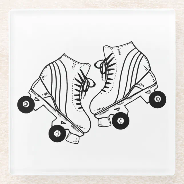 roller skate drawing simple