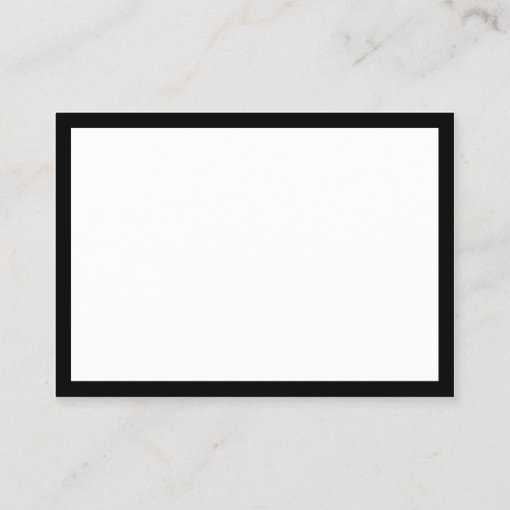 Minimalist Black Border Screenwriter Business Card | Zazzle