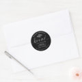 Minimalist Black Bread Labels Chic Baker Packaging | Zazzle