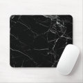 Minimalist Black Marble Mouse Pad | Zazzle