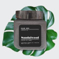 Minimalist black modern candle product label | Zazzle