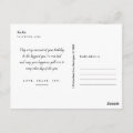 Minimalist Black Postcard | Zazzle