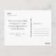 Minimalist Black Postcard | Zazzle