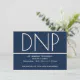 Minimalist Blue Virtual DNP Graduation Invitation | Zazzle