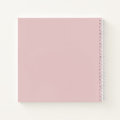 Minimalist Blush Pink Handwritten Custom Name Notebook | Zazzle