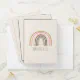 Minimalist Boho Rainbow Drawing Personalized Pocket Folder | Zazzle