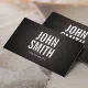 Minimalist Bold Text Journalist Professional Business Card | Zazzle