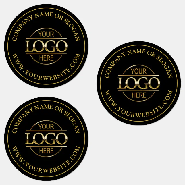Minimalist Business Logo Corporate Promotional Lab Labels | Zazzle