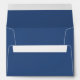 Minimalist Chic Classic Blue White Return Address Envelope | Zazzle