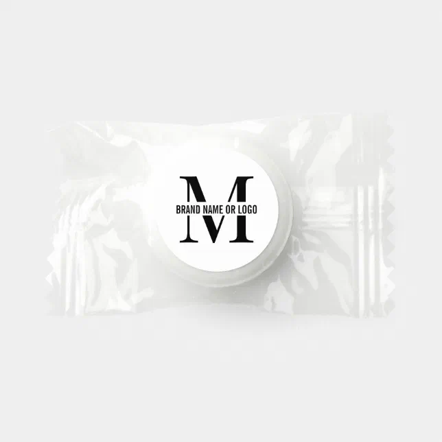Minimalist Company Branded Business Monogram Logo Life Saver® Mints ...