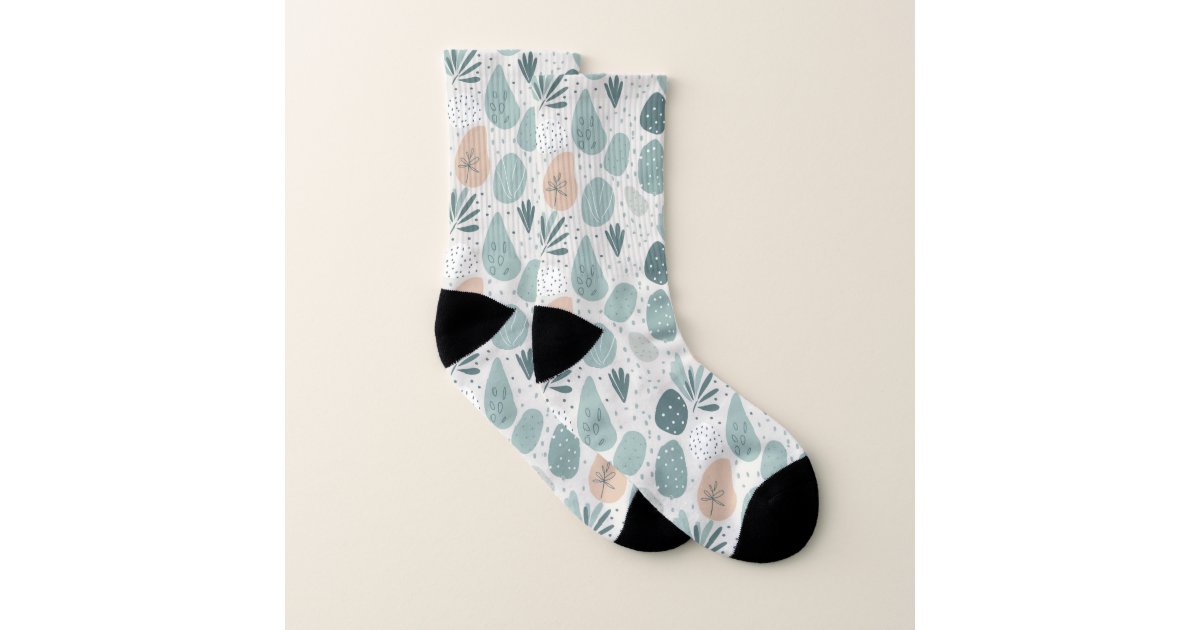 minimalist cool splash pattern socks | Zazzle