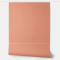 Minimalist coral peach plain solid color modern wallpaper | Zazzle