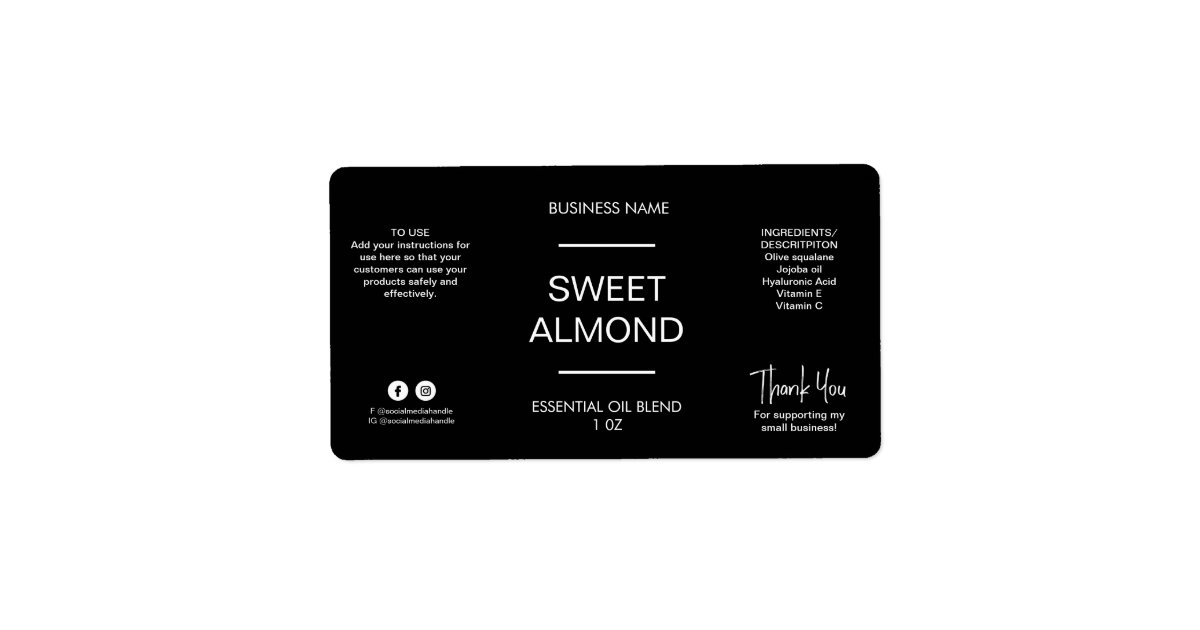 Minimalist Dropper Bottle Black Labels | Zazzle Minimalist Dropper Bottle Black Labels | Zazzle