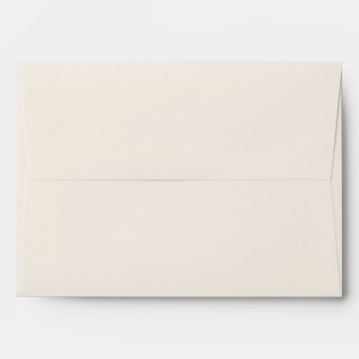 Minimalist Ecru Wedding Off-White Matching Plain Envelope | Zazzle