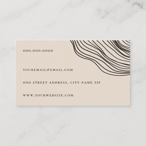 Minimalist elegant business card | Zazzle