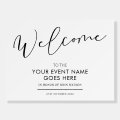 Minimalist Elegant Business Event Welcome Sign | Zazzle
