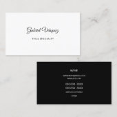 Minimalist Elegant Vibe Business Card | Zazzle