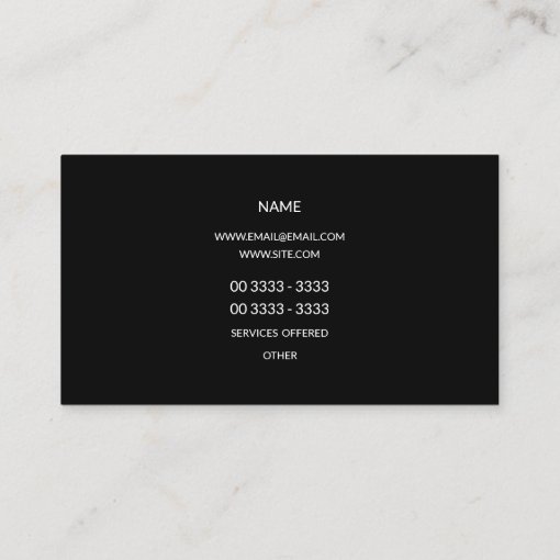Minimalist Elegant Vibe Business Card | Zazzle