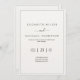 Minimalist Elegant Wedding invite, Modern Monogram Invitation | Zazzle