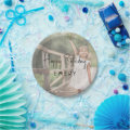 Minimalist Gender Neutral Happy Birthday Photo Paper Plates | Zazzle