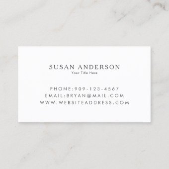Minimalist Gold Spade Symbol Business Card | Zazzle