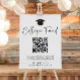 Minimalist Graduation QR Code College Fund Sign | Zazzle