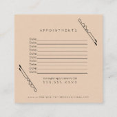 Minimalist Hair Stylist Line Art Hair Appointment | Zazzle