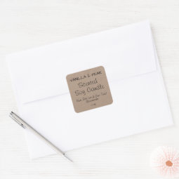 Minimalist Hand Written Product Labels | Zazzle
