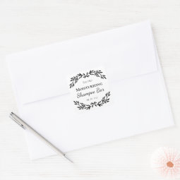 Minimalist homemade Solid Shampoo Bar Labels | Zazzle