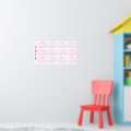Minimalist Hot Pink Calendar 2019 Poster | Zazzle