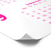Minimalist Hot Pink Calendar 2019 Poster | Zazzle