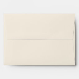 Minimalist Ivory Ecru Elegant Wedding Matching Envelope | Zazzle