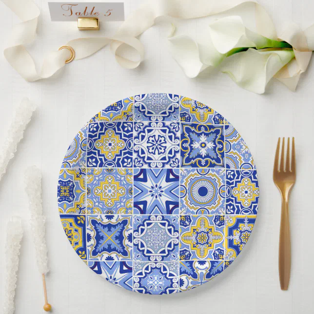 Minimalist Ivory Wedding Paper Plates | Zazzle