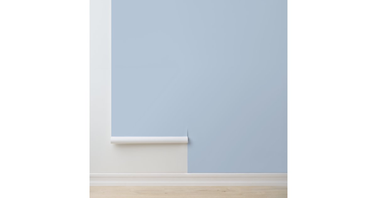 Minimalist light blue solid plain simple elegant wallpaper | Zazzle